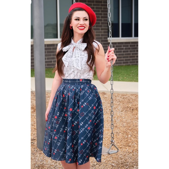 Retrolicious | Skirts | Retrolicious Modcloth 3986 Doris Skirt In ...
